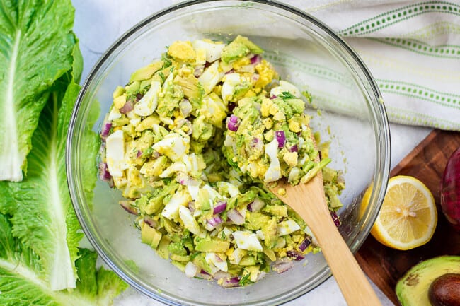 Keto Avocado Egg Salad Recipe - That Low Carb Life