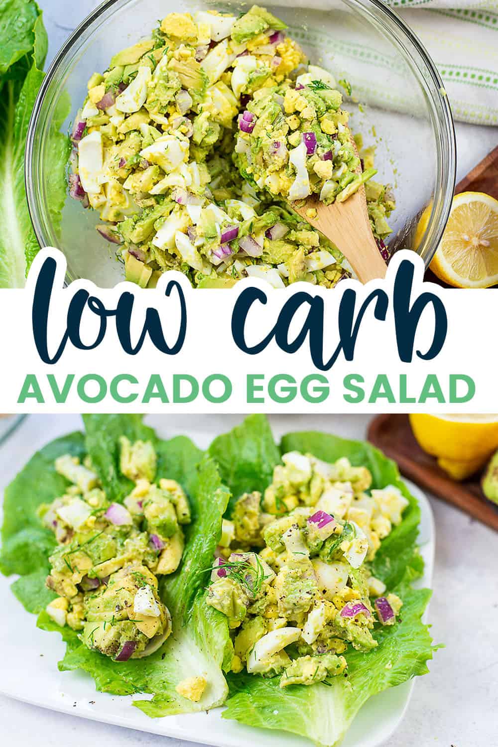 Keto Avocado Egg Salad Recipe - That Low Carb Life