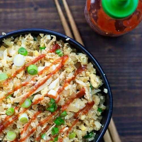 Cauliflower Rice Stir Fry | That Low Carb Life