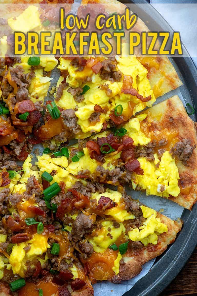 Meat Lovers Breakfast Pizza - That Low Carb Life
