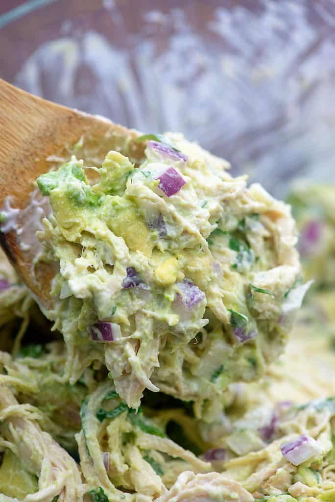 The BEST Avocado Chicken Salad!