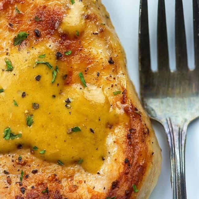 Lemon Garlic Pork Chops - That Low Carb Life