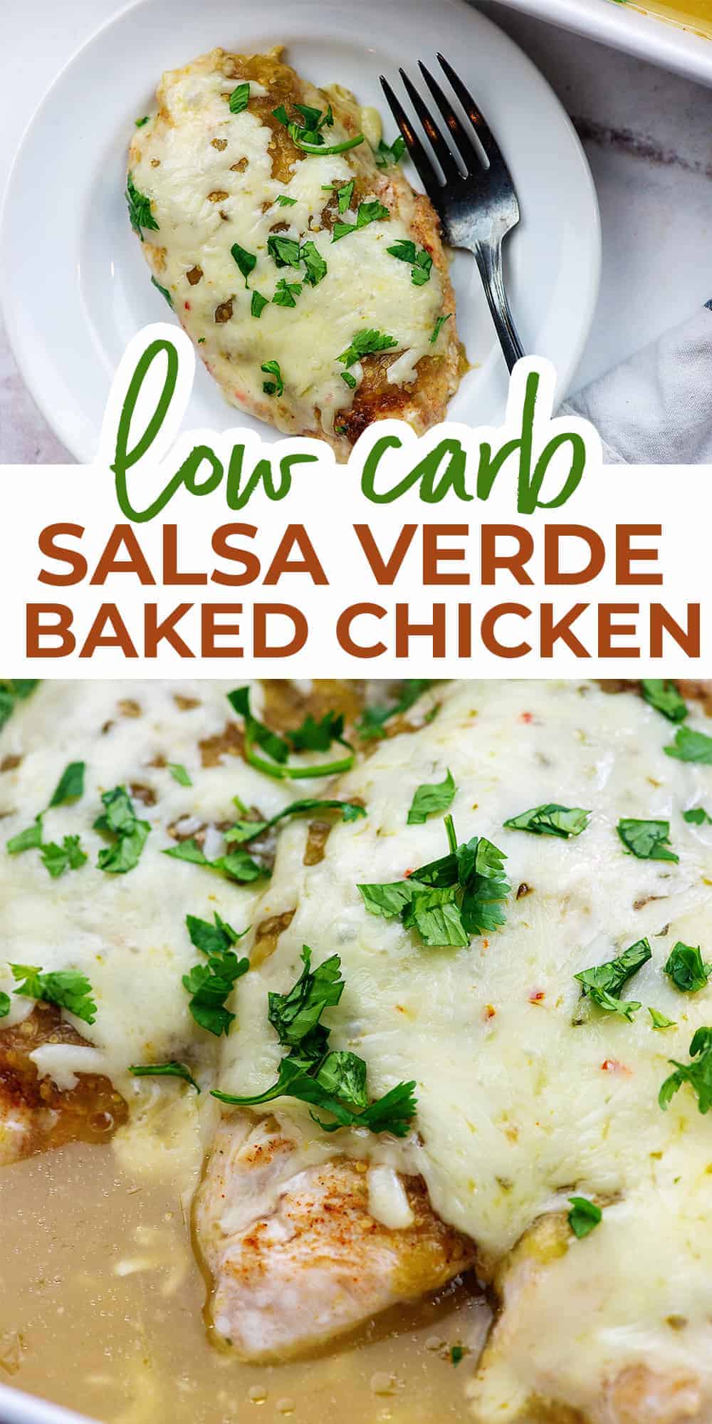 Easy Baked Salsa Verde Chicken | That Low Carb Life