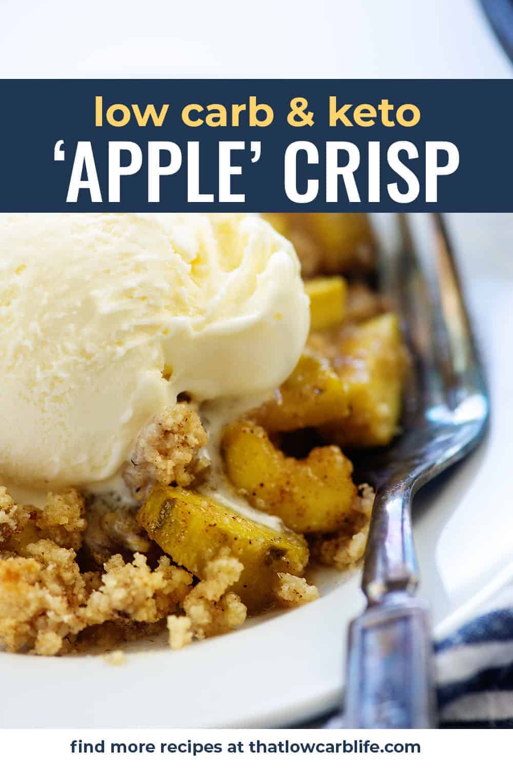 The BEST Keto Apple Crisp Recipe - That Low Carb Life