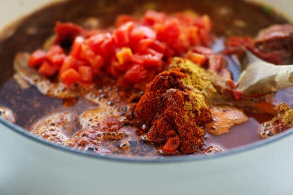 Low Carb Shredded Beef Chili - That Low Carb Life