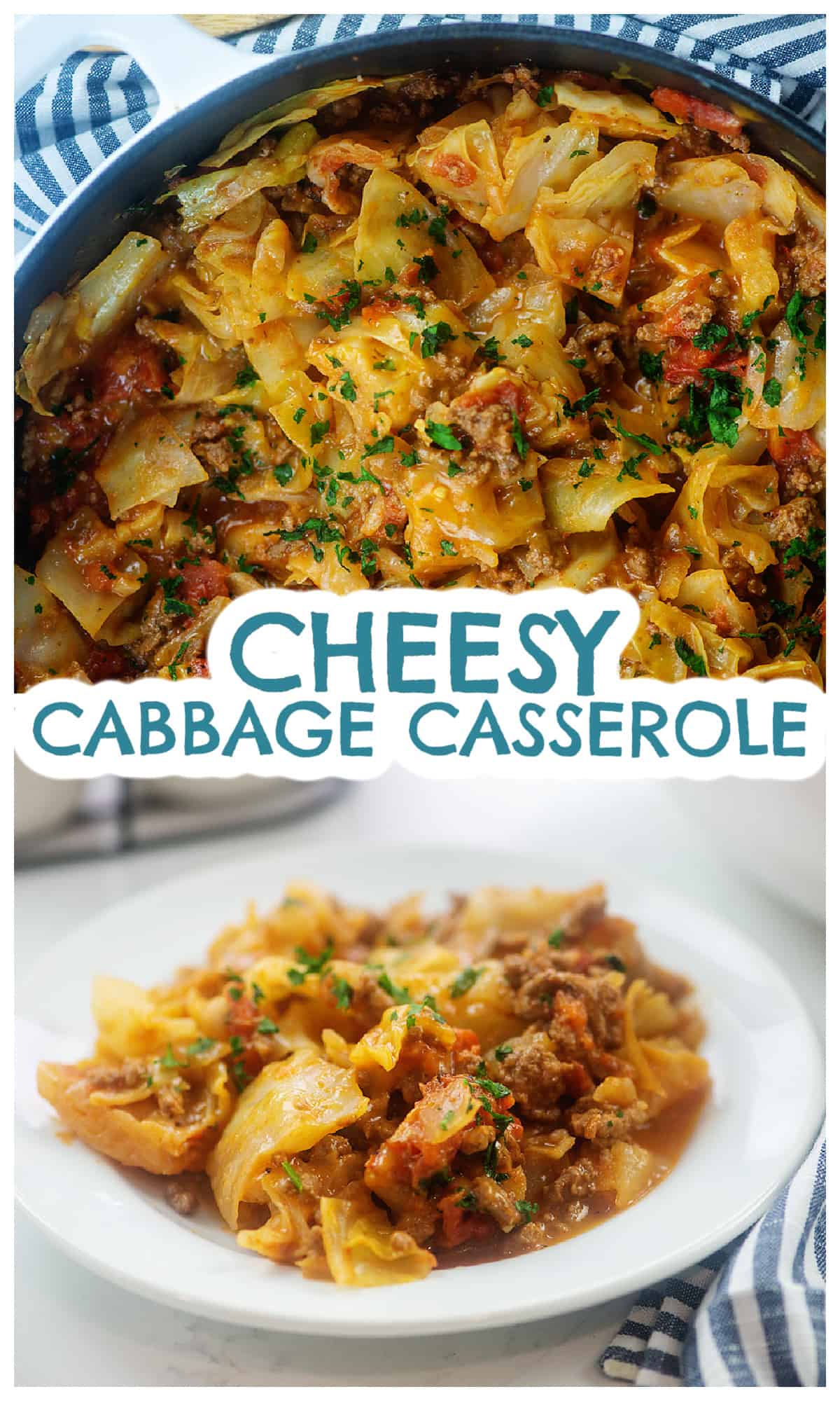 Keto Cheesy Cabbage Casserole | That Low Carb Life