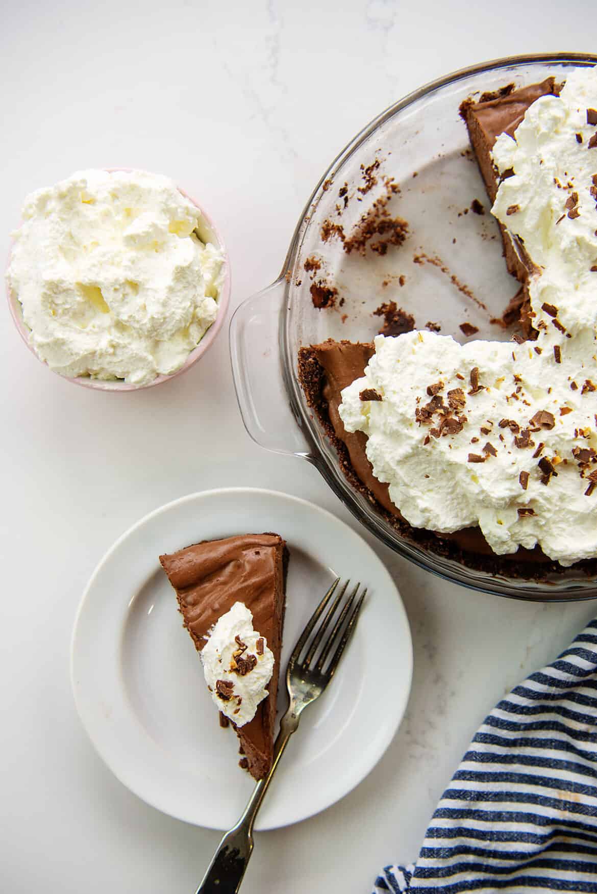 Rich & Decadent Keto Chocolate Pie - That Low Carb Life