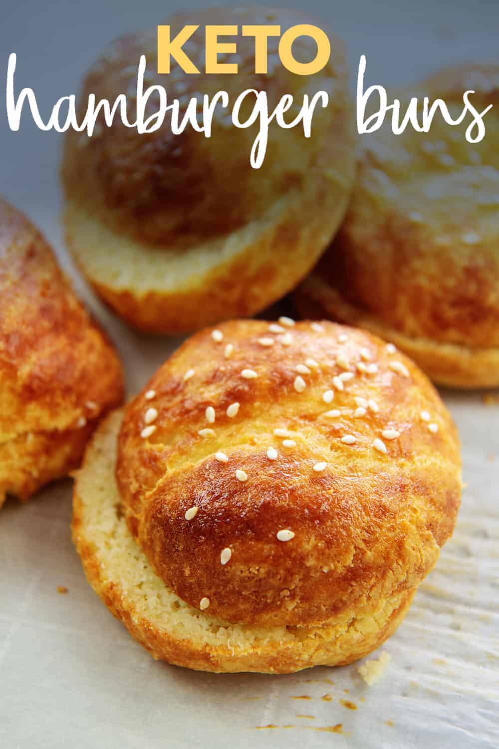 Keto Hamburger Buns Recipe | That Low Carb Life