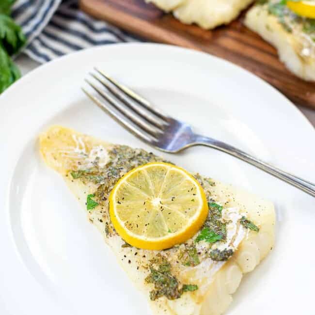 Baked Lemon Pepper Fish Recipe | That Low Carb Life