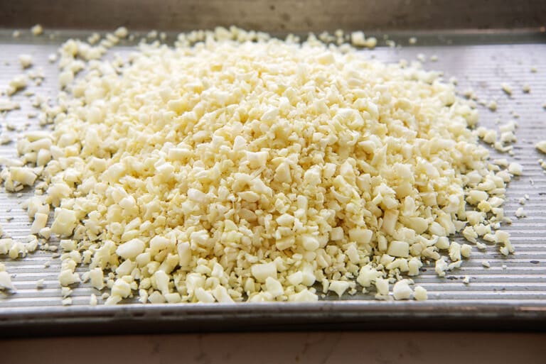 Roasted Cauliflower Rice | That Low Carb Life