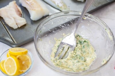 Lemon Baked Cod Recipe - perfect for a quick weeknight meal!