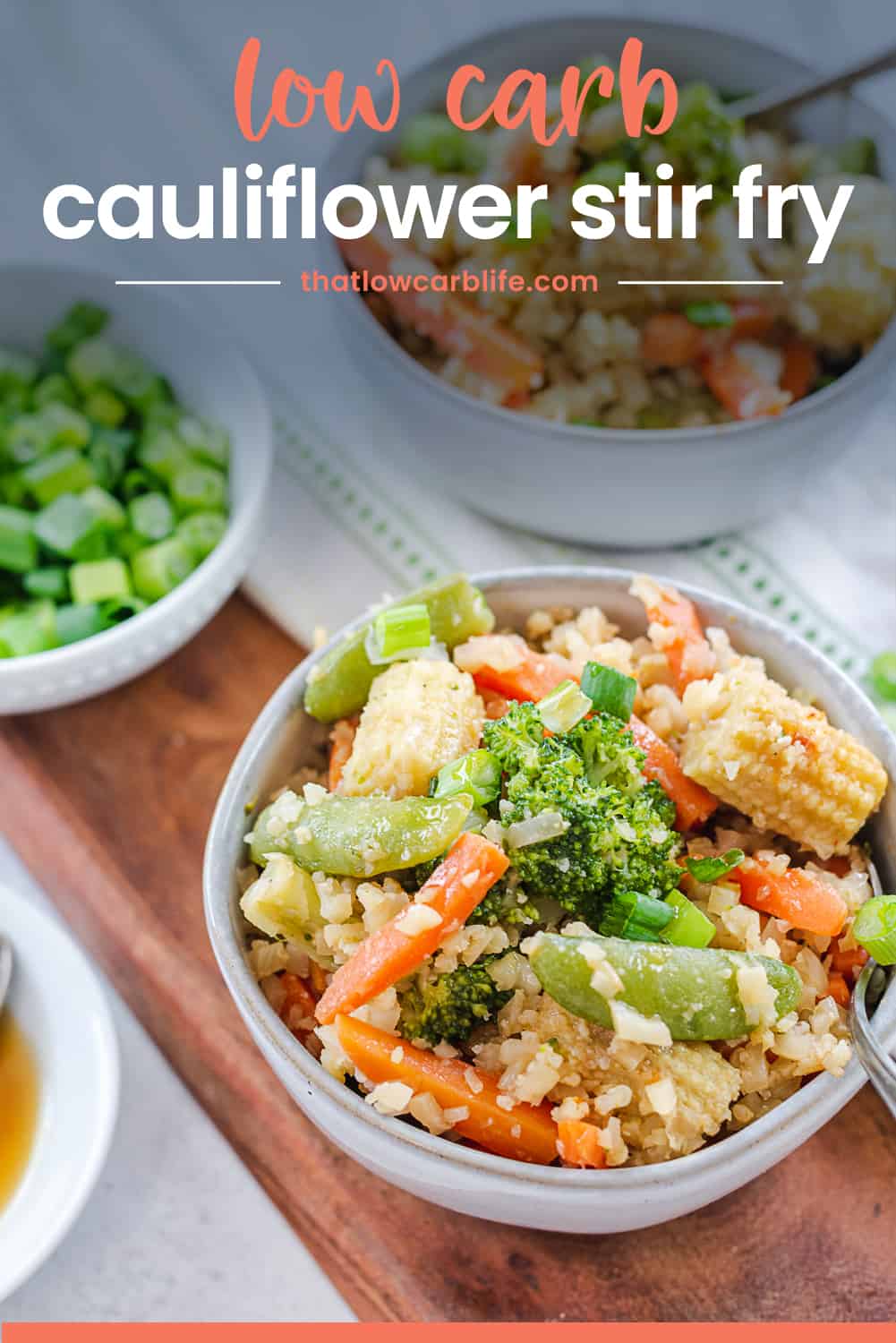 Cauliflower Rice Stir Fry | That Low Carb Life