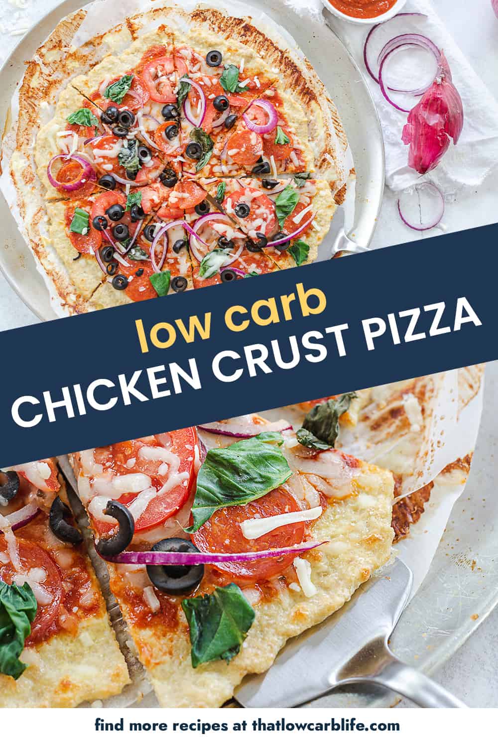 Chicken Crust Pizza - That Low Carb Life