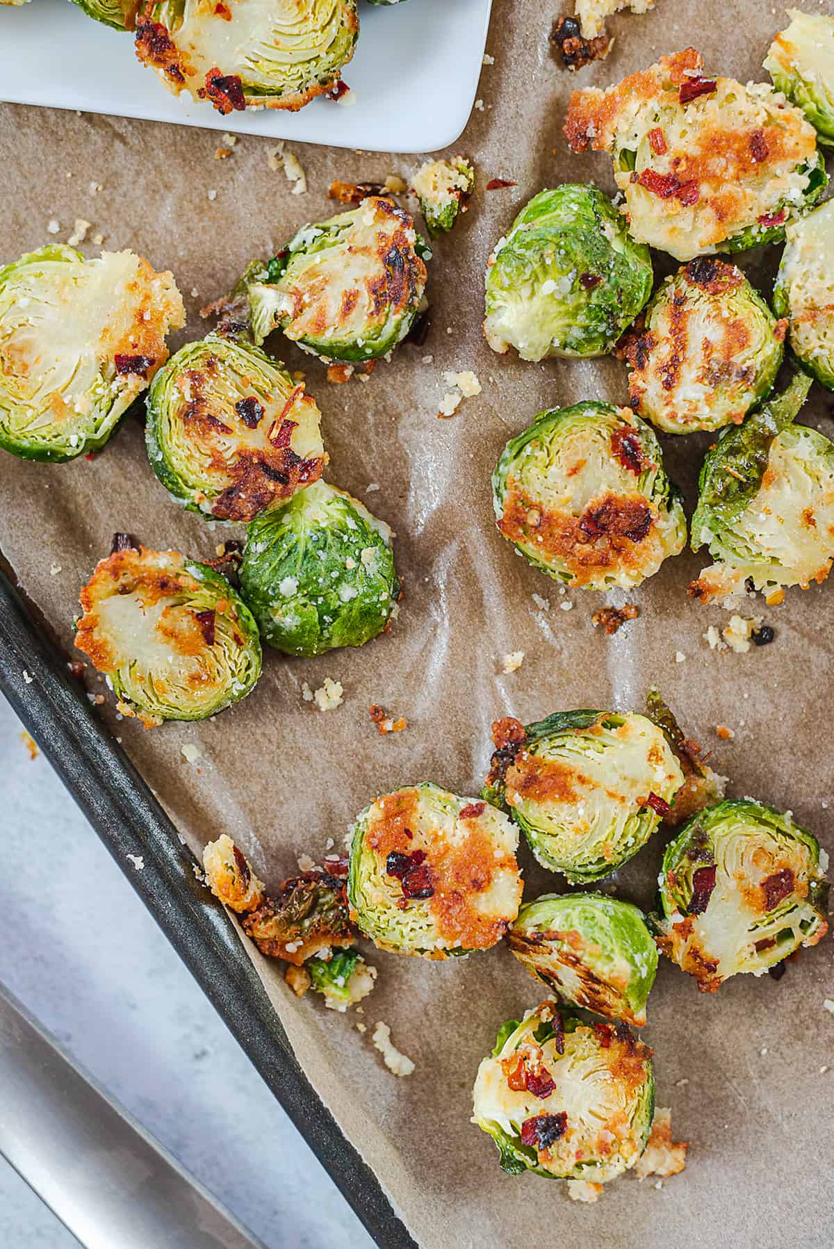 Oven Roasted Crispy Brussels Sprouts | That Low Carb Life