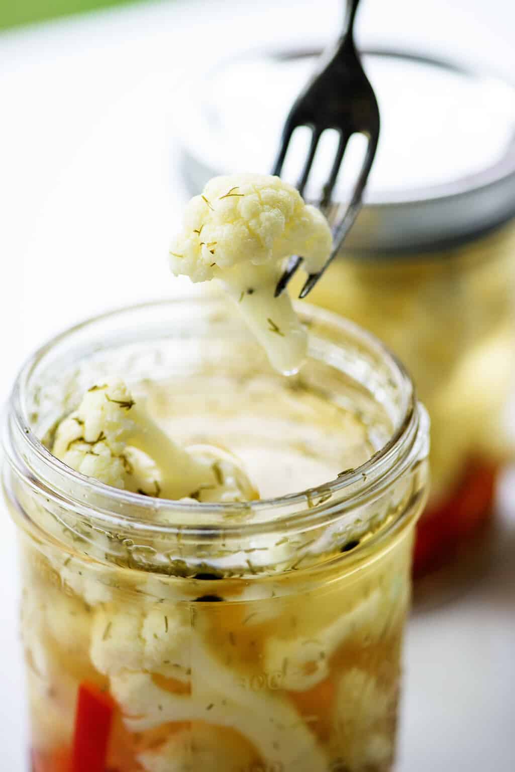 Quick Pickled Cauliflower Recipe | That Low Carb Life