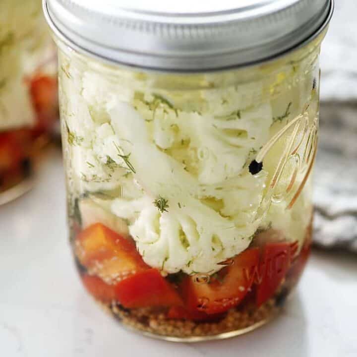 Quick Pickled Cauliflower Recipe | That Low Carb Life