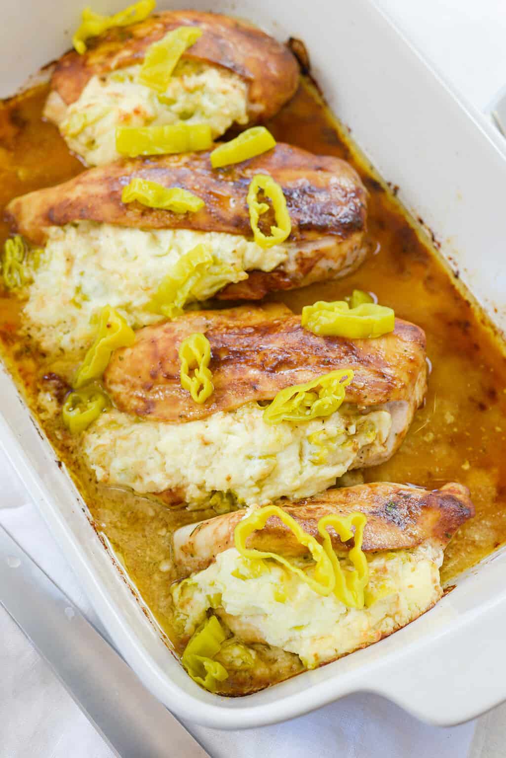 Mississippi Stuffed Chicken Breasts