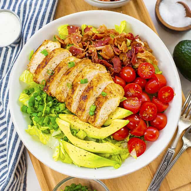 BLAT Chicken Salad with Ranch Dressing | That Low Carb Life