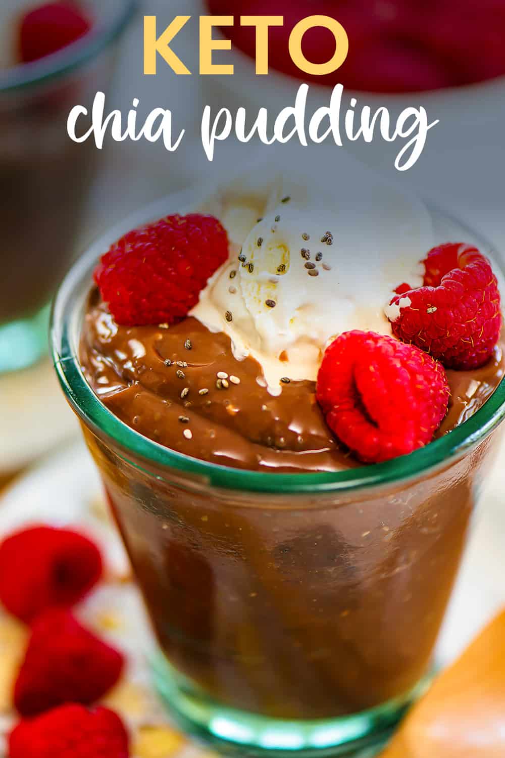 Chocolate Keto Chia Pudding | That Low Carb Life