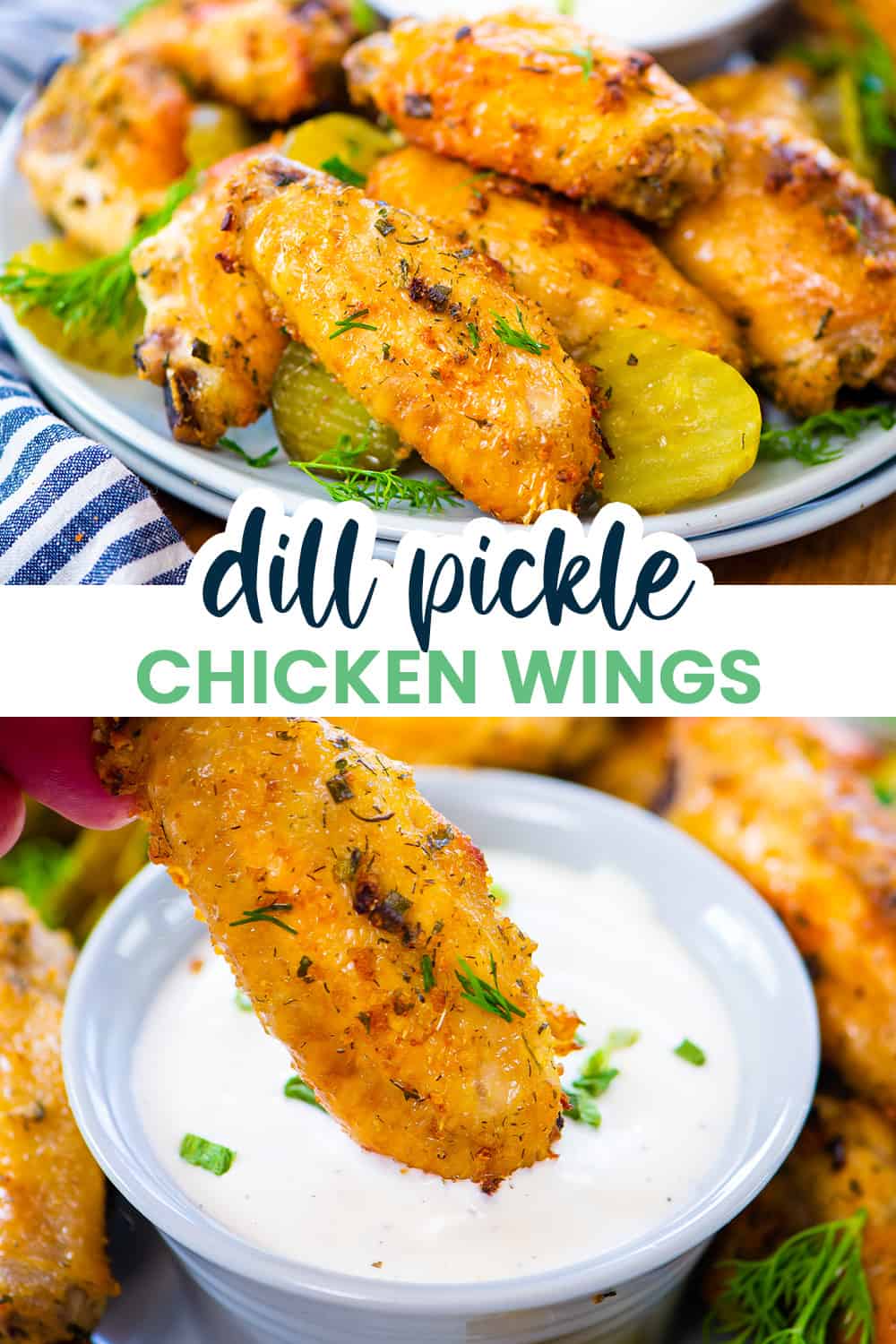 Pickle Brined Ranch Chicken Wings | That Low Carb Life