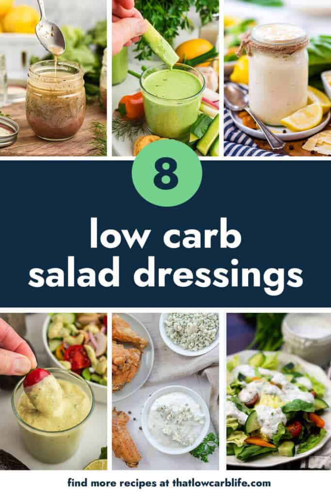 8 Keto Friendly Salad Dressings! | That Low Carb Life