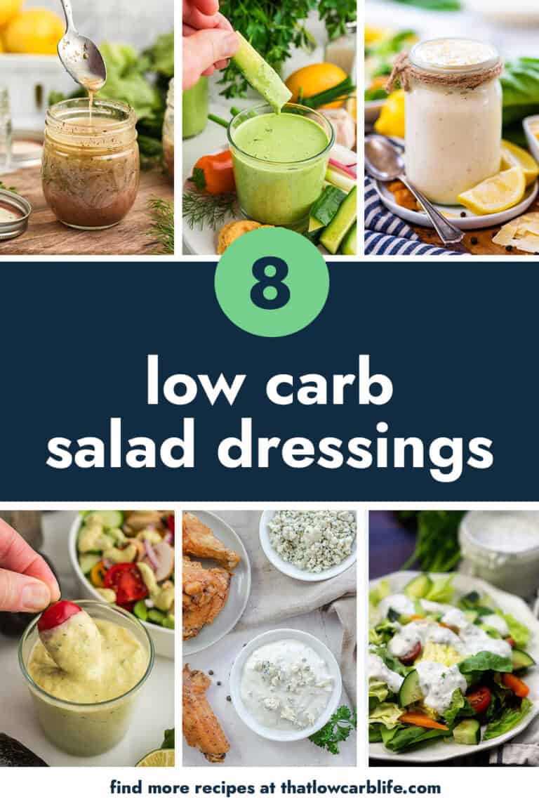 8 Keto Friendly Salad Dressings! | That Low Carb Life
