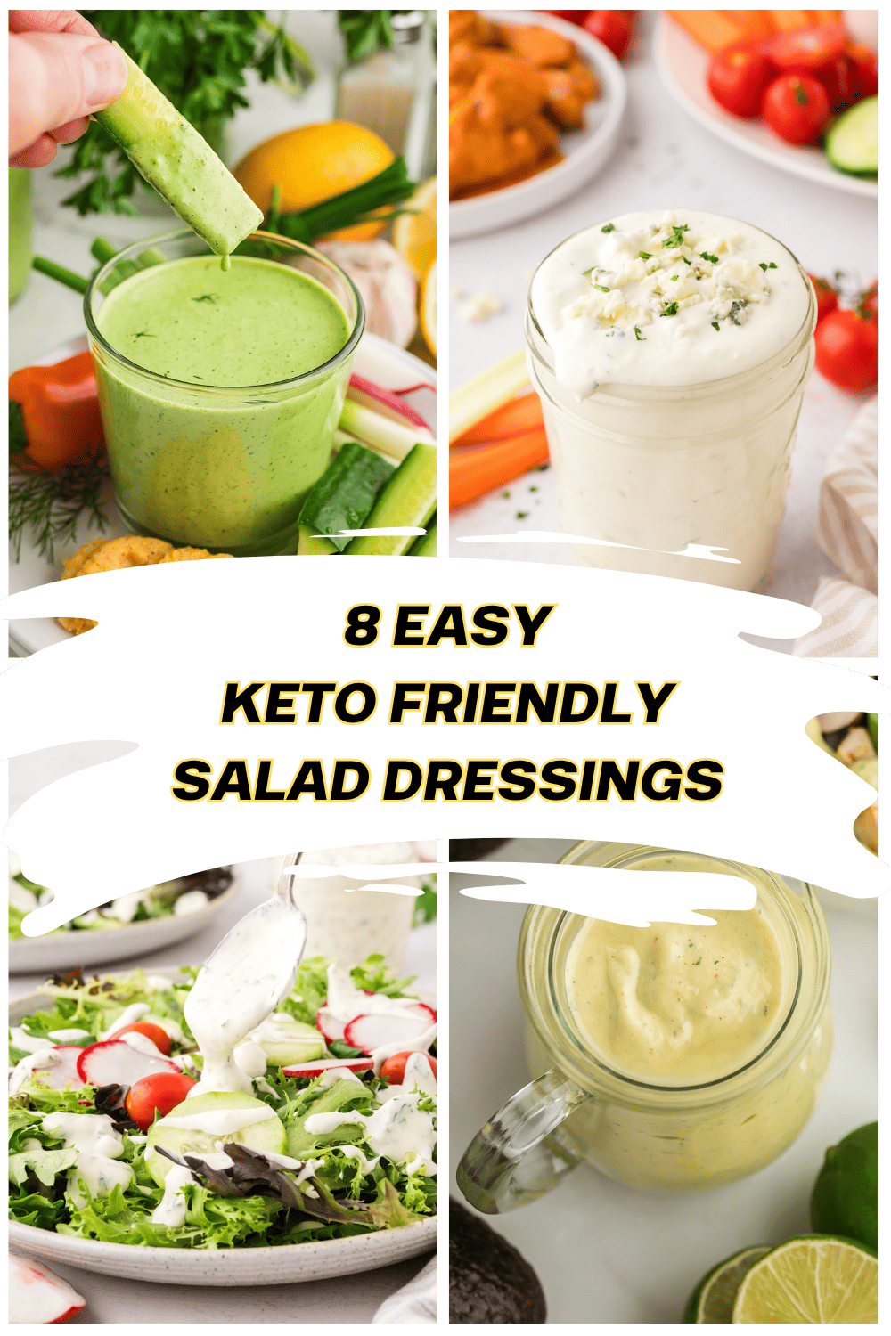 8 Keto Friendly Salad Dressings! | That Low Carb Life