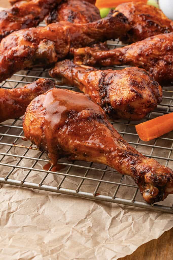 Crispy Buffalo Chicken Drumsticks | That Low Carb Life